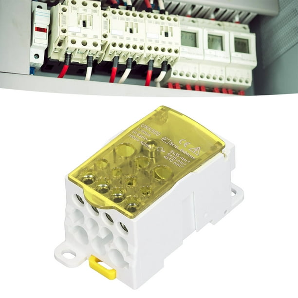 Din Rail Terminal Block Wire Box Screw Terminal Block Junction Box ...