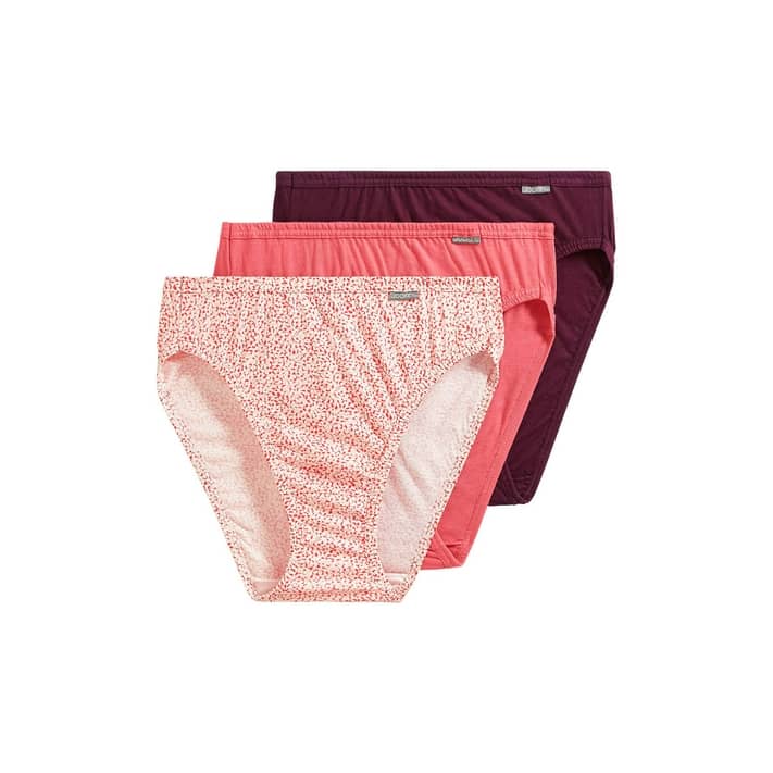 Jockey Womens Elance French Cut 3 Pack Underwear French Cuts 100