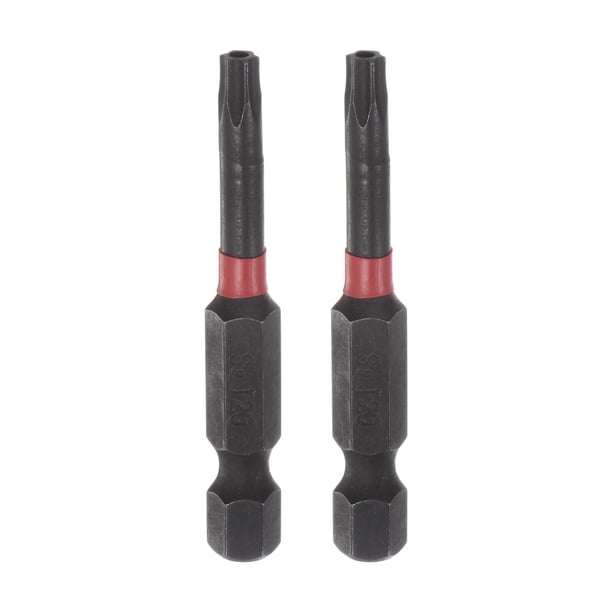 2uds T20 Impacto Clasificación Torx Taladro 1/4" Hexagonal Vástago 2 ...