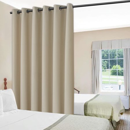 Room Divider Curtain Privacy Wall Screen Partitions Grommet Top Wide ...