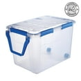 4 PACK - EZY STORAGE WATERPROOF 26.4Gal/105.7Qt/100L STORAGE BOX IP67 ...