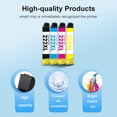 222XL Ink Cartridges 2 Pack Black Compatible for Epson 222 Ink 222 XL ...