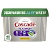 Cascade Platinum Power Action Packs Dishwasher Detergent, Fresh Scent ...