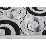 Handcraft Rugs-Swirls/Circles/Spiral Modern Contemporary abstrac tHand ...
