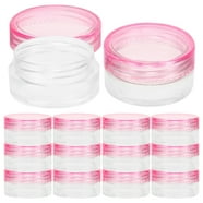 50-Pack 5g/5ML Cosmetic Sample Jars – Durable Plastic Containers for ...