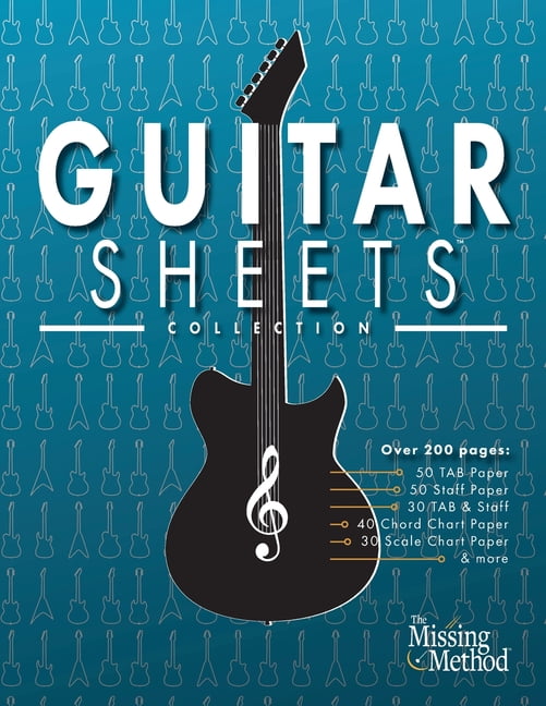 Guitar Sheets Collection : Over 200 pages of Blank TAB Paper, Staff ...
