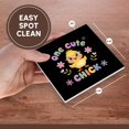 3drose, One Cute Chic, Flowers on Black. Happy Easter Greeting, Gift ...
