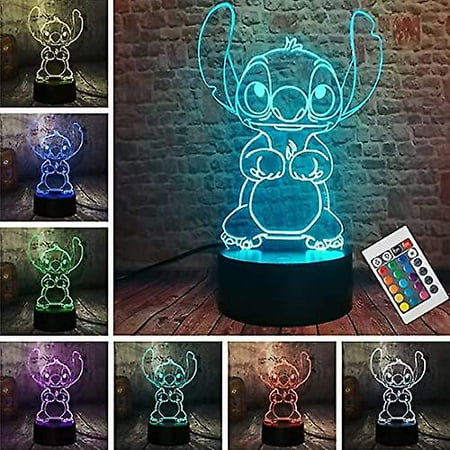 Attoe Stitch Night Light, Lilo And Stitch 3d Led Stitch Toys ...