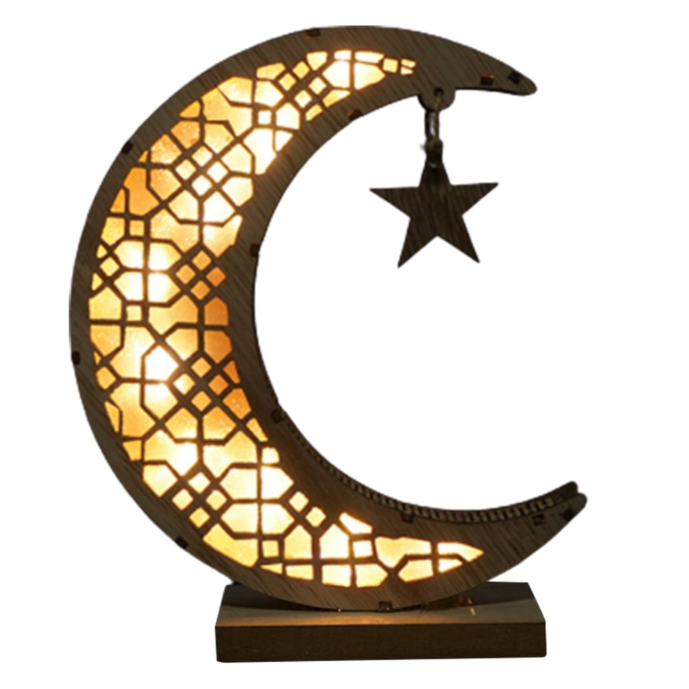 Click here for Ymiko Ramadan Led Decorative Lights Wooden Crafts... prices