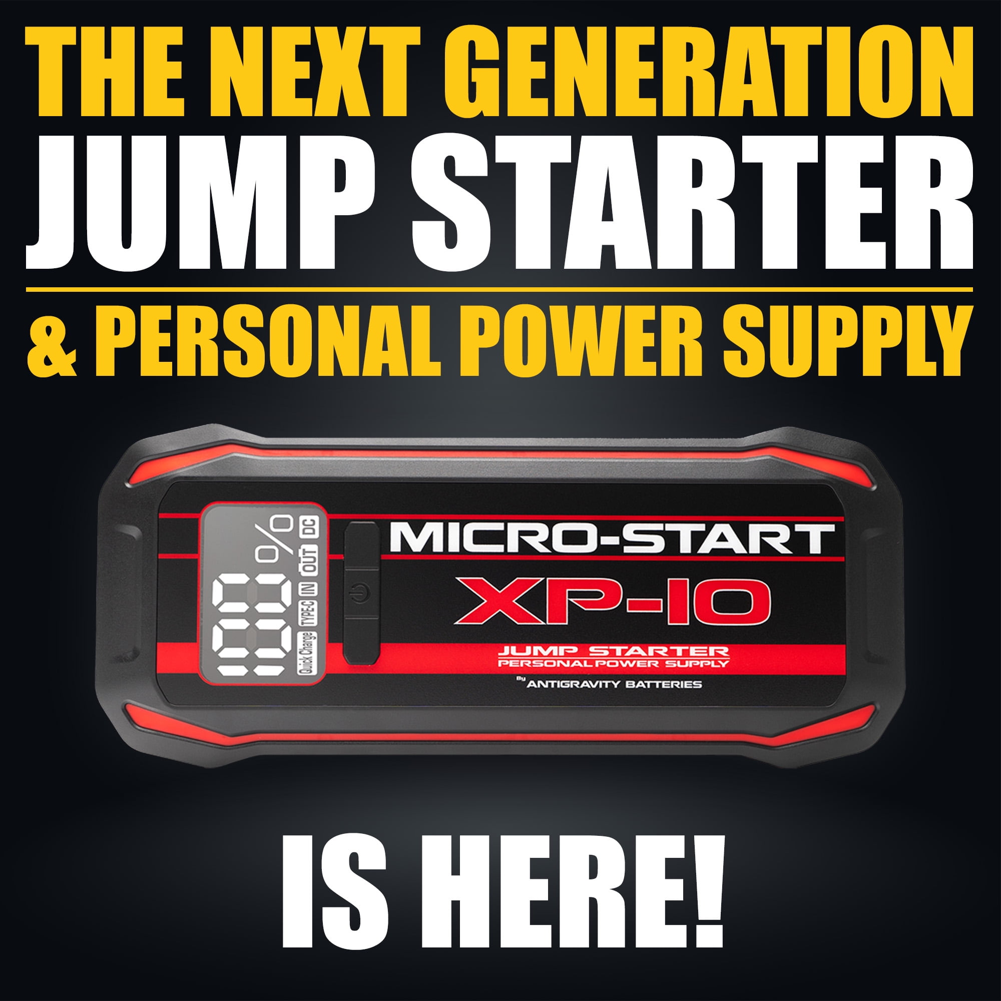 Antigravity Micro-Start XP-10 3000A 12V Lithium Jump Starter Portable ...