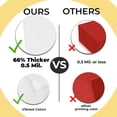 66% Thicker Premium Plastic Table Cloth Rectangle Table Cover 0.5 Mil 6 ...