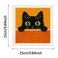 DIY Punch Needle Kit For Beginners Pattern Yarn Embroidery Art Set With ...