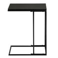 Zimtown C Shaped Metal Snack Table, Small Space Side Table, Sofa Coffee ...