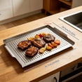 1Pc Clearance Under $20 Bbq Grill Pan Grill Pan For Grill, Stainless ...