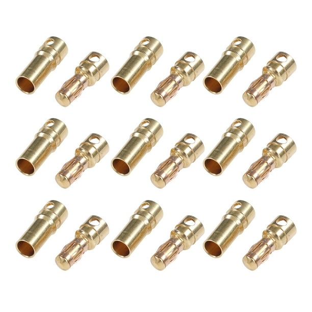Banana Connectors Plugs, Brass Electrical Conductivity RC Connector ...