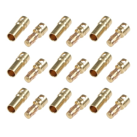 Banana Connectors Plugs, RC Connector Plug Set 30 Pairs Electrical ...