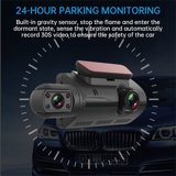 2 Pack 1080P Full HD Car Dash Cam Front And Inside Camera Car DVR ...