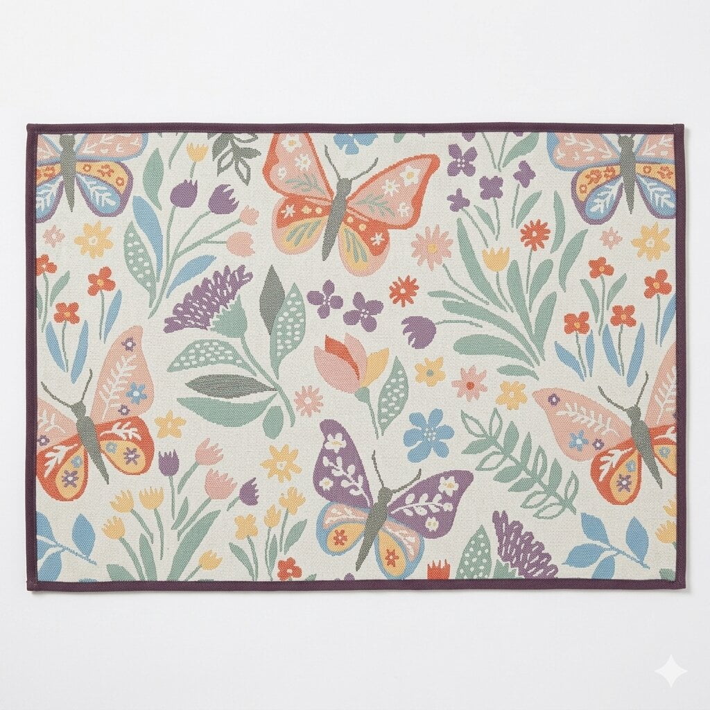 Click here for Home Decor Inc. Butterfly Floral Tapestry Kitchen... prices