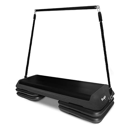 Yes4All Adjustable Aerobic Stepper Exercise Platform with 4 Risers ...