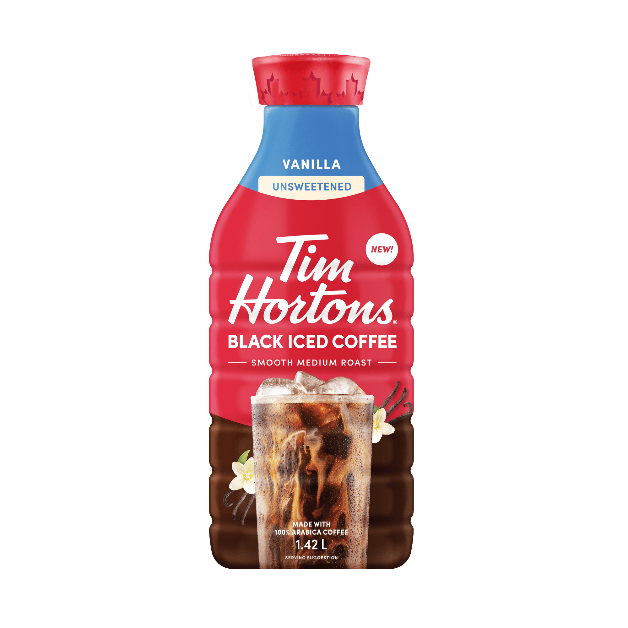 Click here for Tim Hortons Rtd Black Iced Coffee Vanilla 1.42l 1.... prices