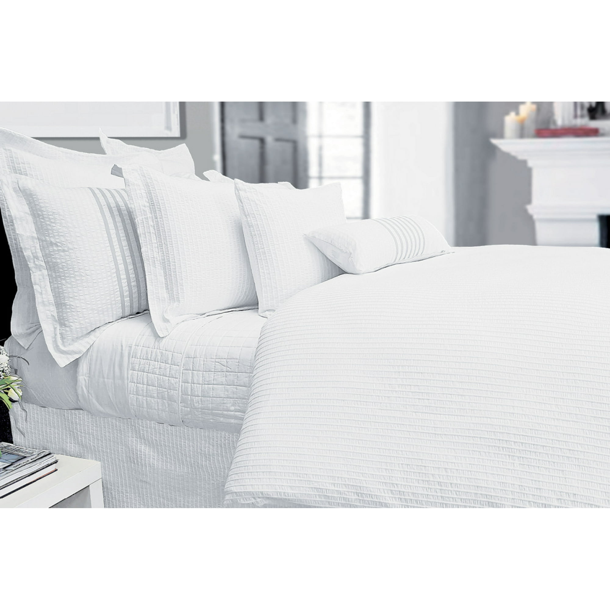 Click here for Alamode Home Dorchester White Bedskirt Double Size... prices