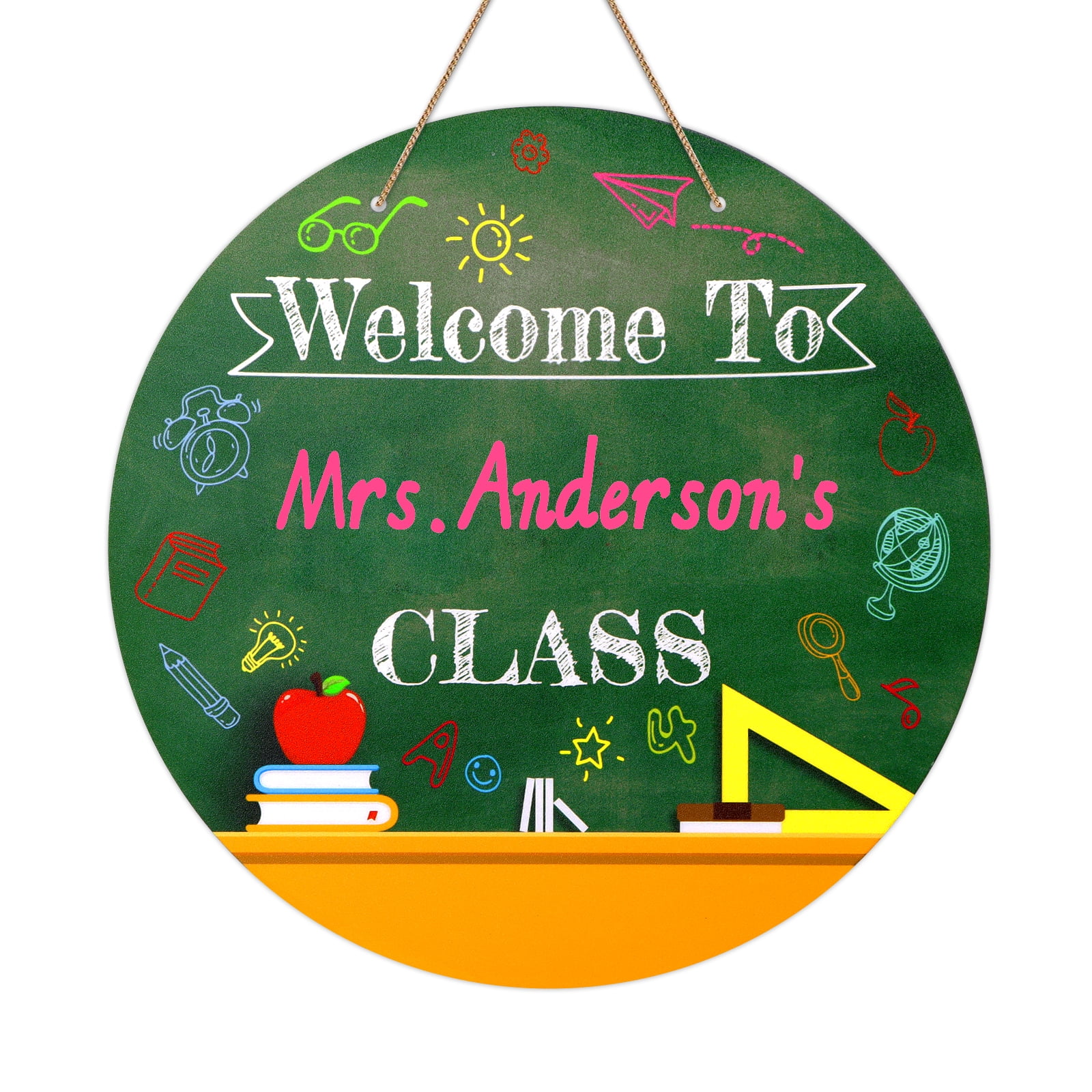 Classroom Door Sign Personalized