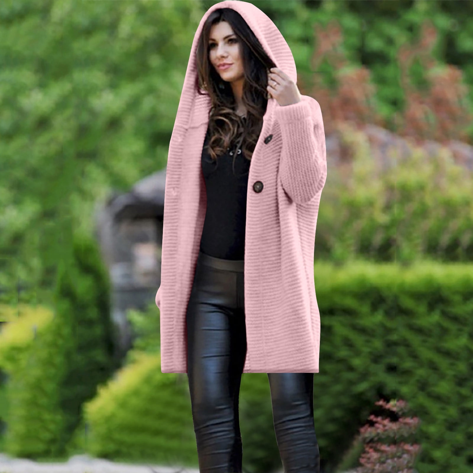 Click here for Drppepioner Womens Long Sleeve Pure Color Loose Lo... prices