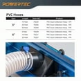 Powertec 4 Inch Dust Collection Adjustable Key Type Hose Clamp - 10 Pk ...