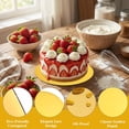60 Pack Cake Boards Round, 10 Inch Gold Cake Board Circles Rounds Base ...