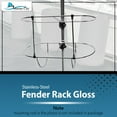 MARINE CITY Stainless-Steel Fender Rack Gloss Finish Easy Use Holder ...