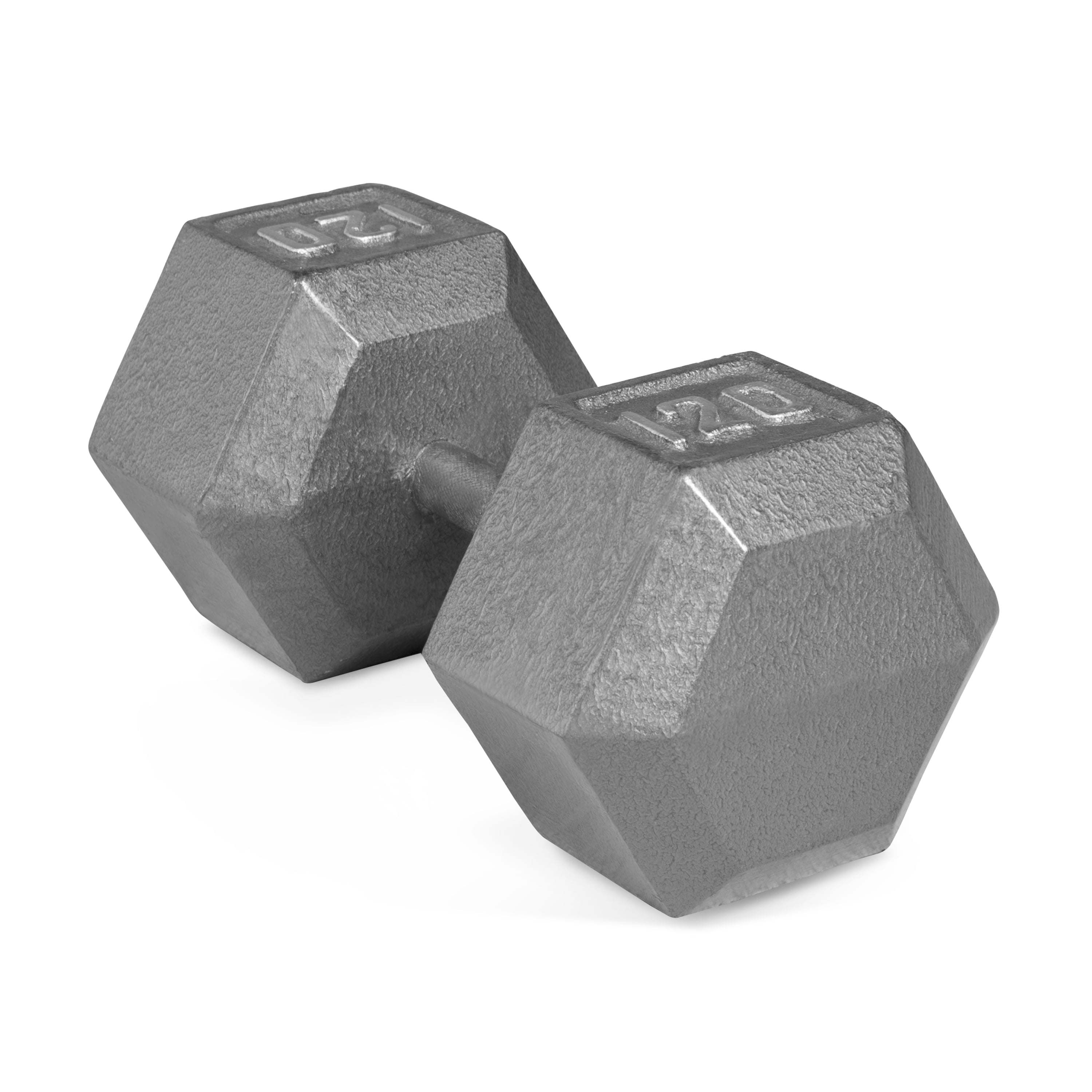 CAP Barbell 120lb Cast Iron Hex Dumbbell, Single - Walmart.com