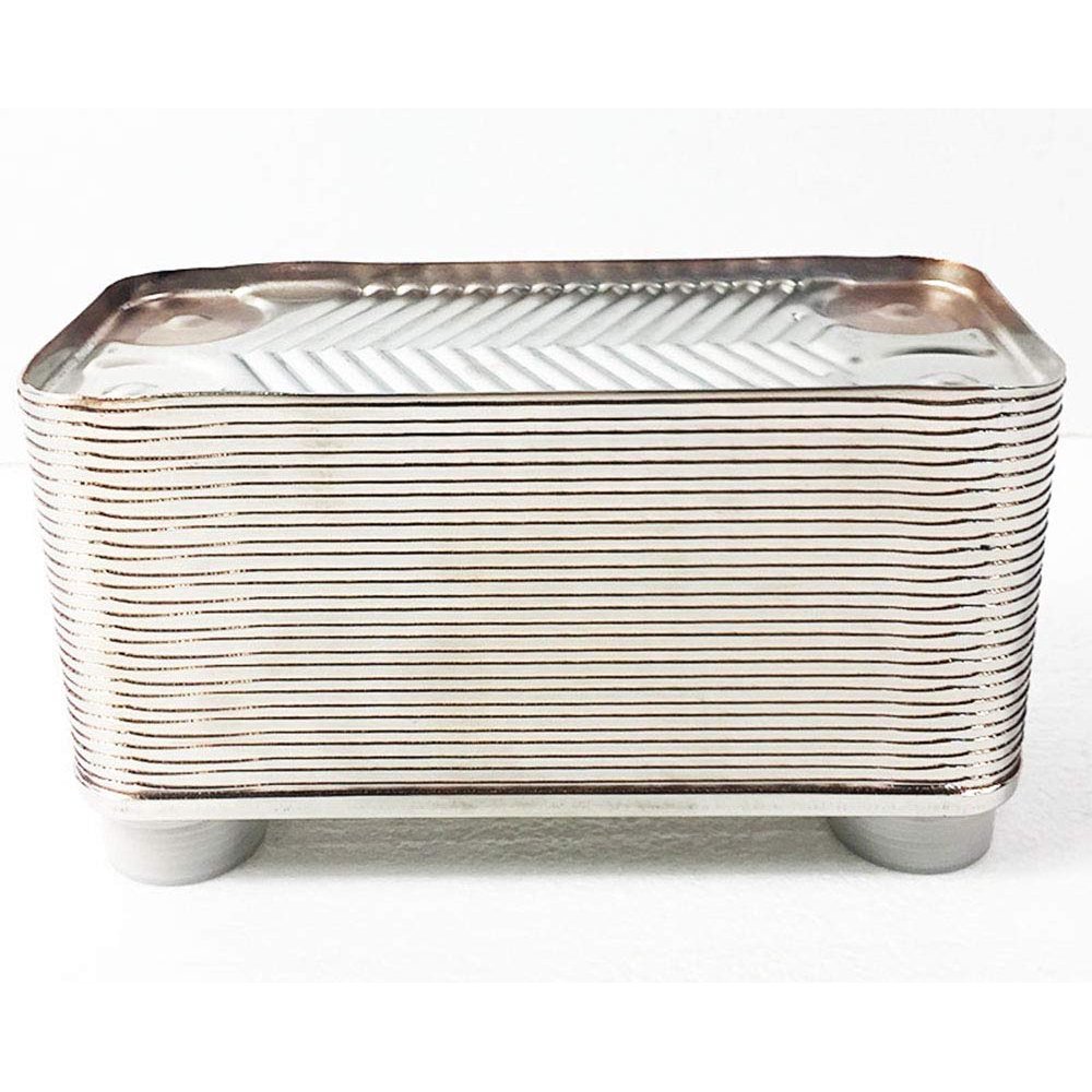 INTBUYING 20-100 Plate Water to Water Brazed Plate Heat Exchanger 1/2 ...