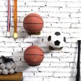 Jiaroswwei 1 Set Ball Holder Wall-mounted Strong Load-bearing Multi ...