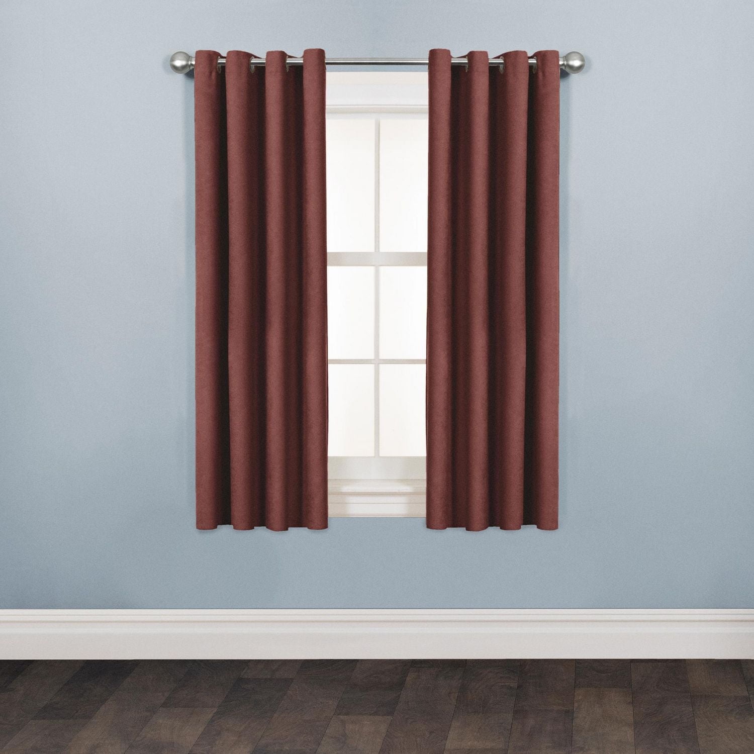 Click here for Mainstays Faux Suede Drapery Grommet Window Curtai... prices