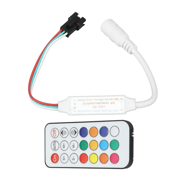 Mini RF Dimmer Controller, 366 Different Modes Battery Powered RF Mini ...
