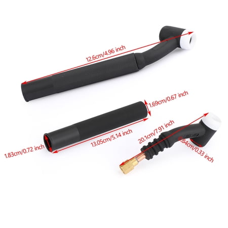 WP-17F TIG Welding Torch Head body Flexible 150Amp Air-Cooled With ...
