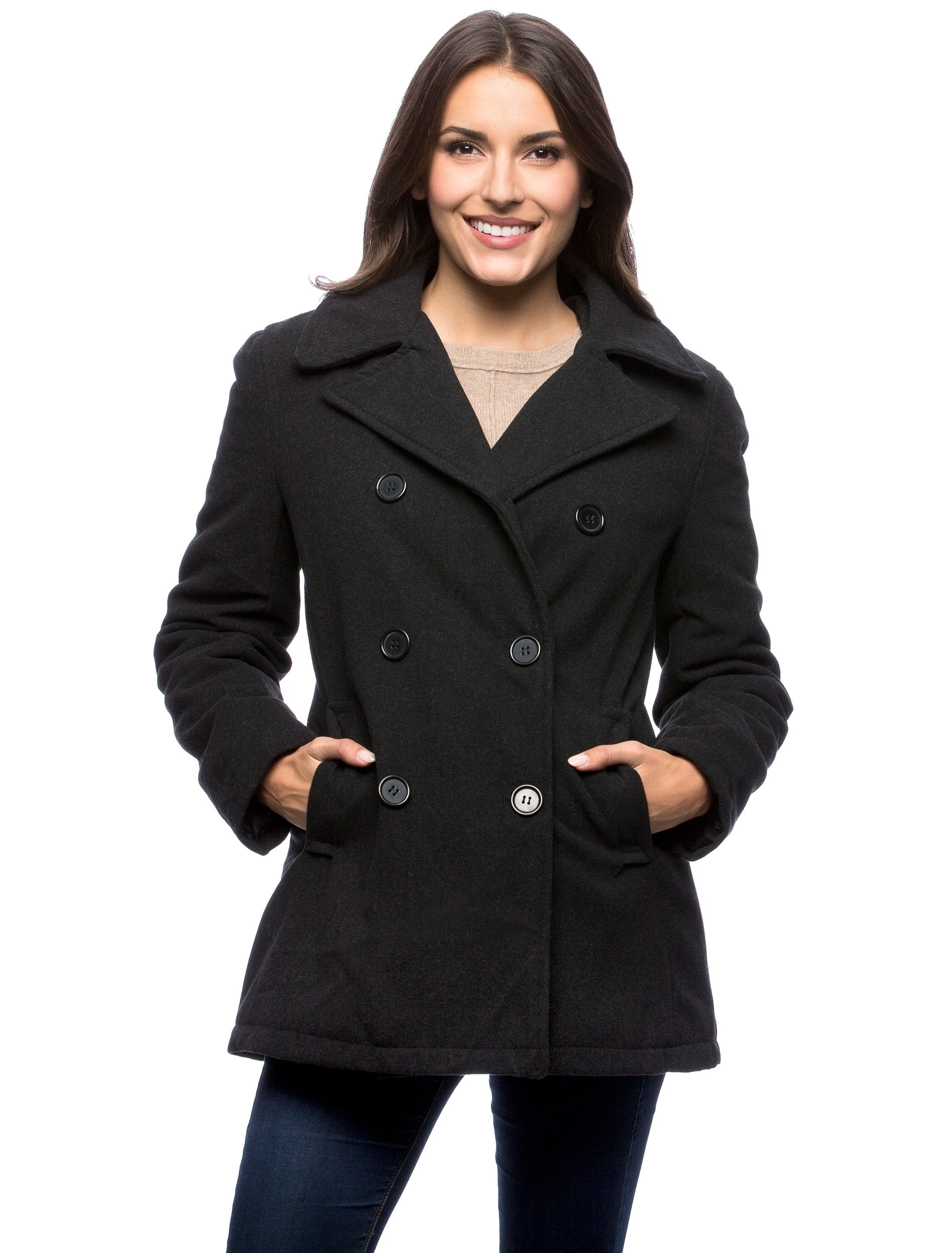Womens Classic Pea Coat