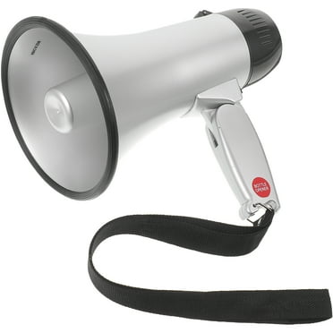 Handheld Small Personal Megaphone with Siren and Strap - Walmart.com