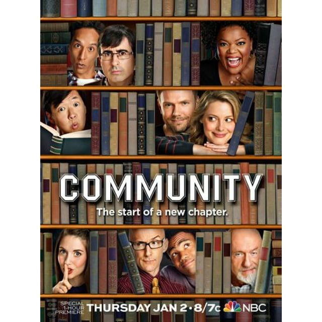 Community Movie Poster Metal Sign 8Inx 12In Metal Art Print 8x12 Square ...