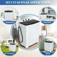 Qhomic 30lbs Portable Washer & Dryer Combo, Twin Tub, Semi-Automatic ...
