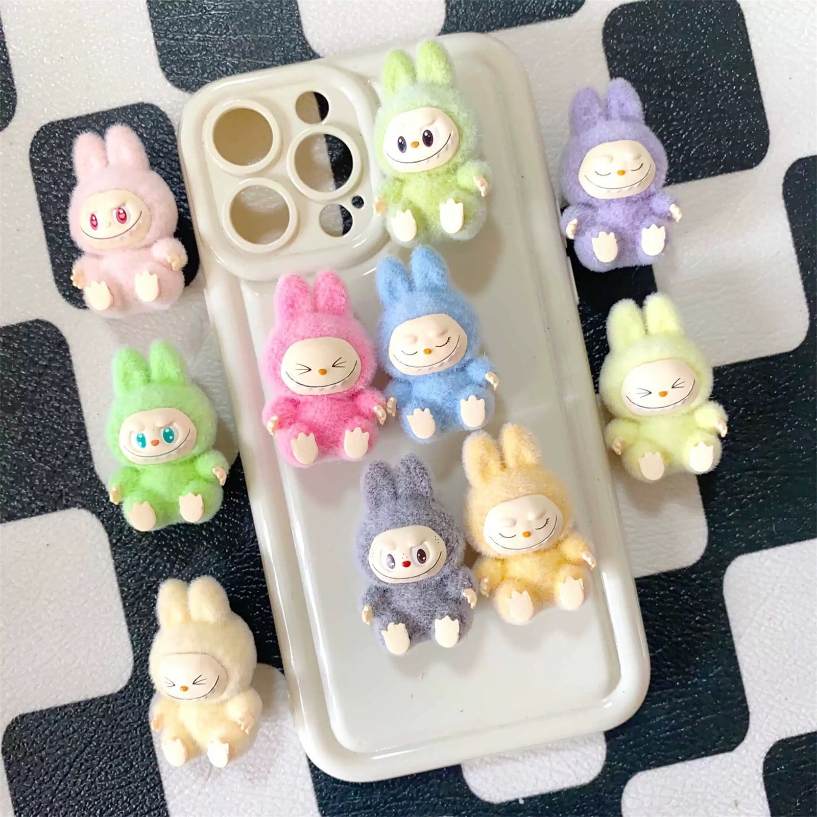 10PC POP MART Labubu Tasty Macaron Peluches Plush Toys Labubu Plush ...