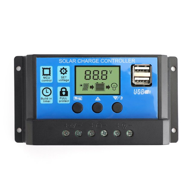Motor Genic PWM40A Solar Battery Regulator Charge Controller 12V 24V ...