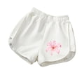 Angala Toddler Girls Shorts Floral Print Shorts Elastic Waist Summer ...
