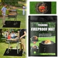Uanit Fireproof Grill Mat Clearance Heat-Resistant BBQ Floor Protector ...