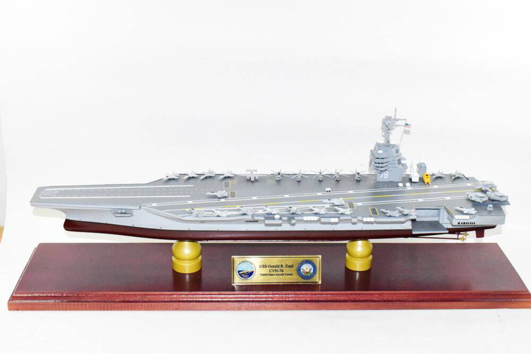 USS Gerald R Ford CVN-78 Ford Class Carrier Model, Navy,Scale Model ...
