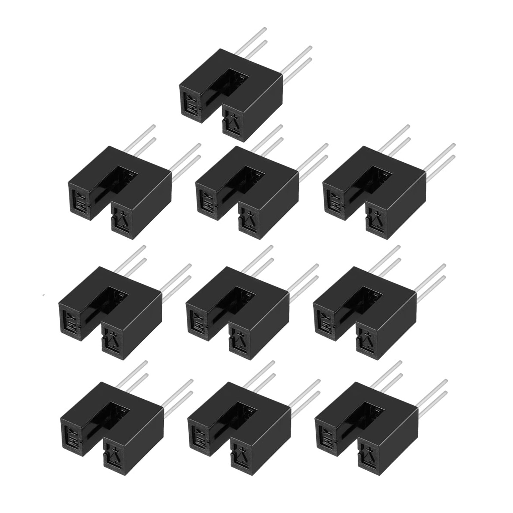 10 Pcs 9/64" Slot PCB Photo Interrupter Optical Sensor Switch HY301-21 ...