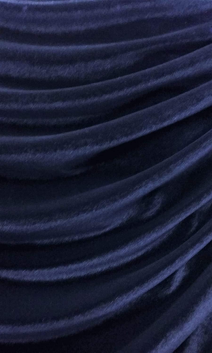 Valentina Textile Inc, Stretch Velvet Fabric, 60" Wide, Sells by The ...