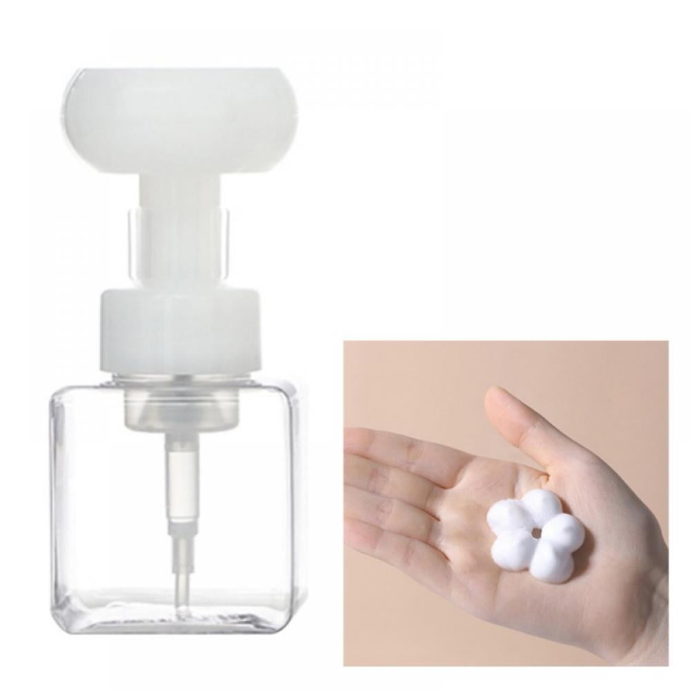 1Pcs Liquid Soap Bottle 250ml Flower Foaming Soap Dispenser Foam Shower Gel Container Refillable ...