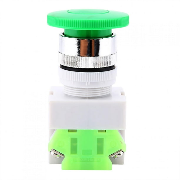 Momentary Switch,Auto Reset Green Mushroom Push Button Switch Button ...