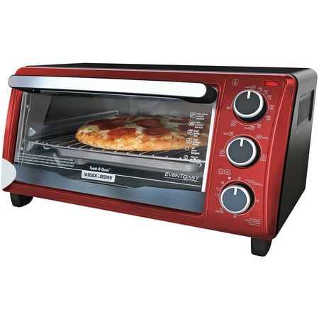 UPC 050875810587 - Black and Decker 4-Slice Toaster Oven, Red ...